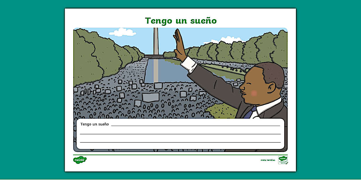 Ficha de actividad: Tengo un sueño (teacher made) - Twinkl
