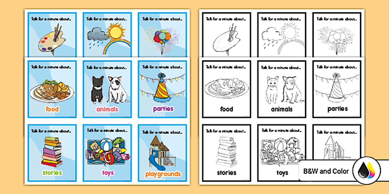 Talk for a Minute Discussion Cards (Teacher-Made) - Twinkl