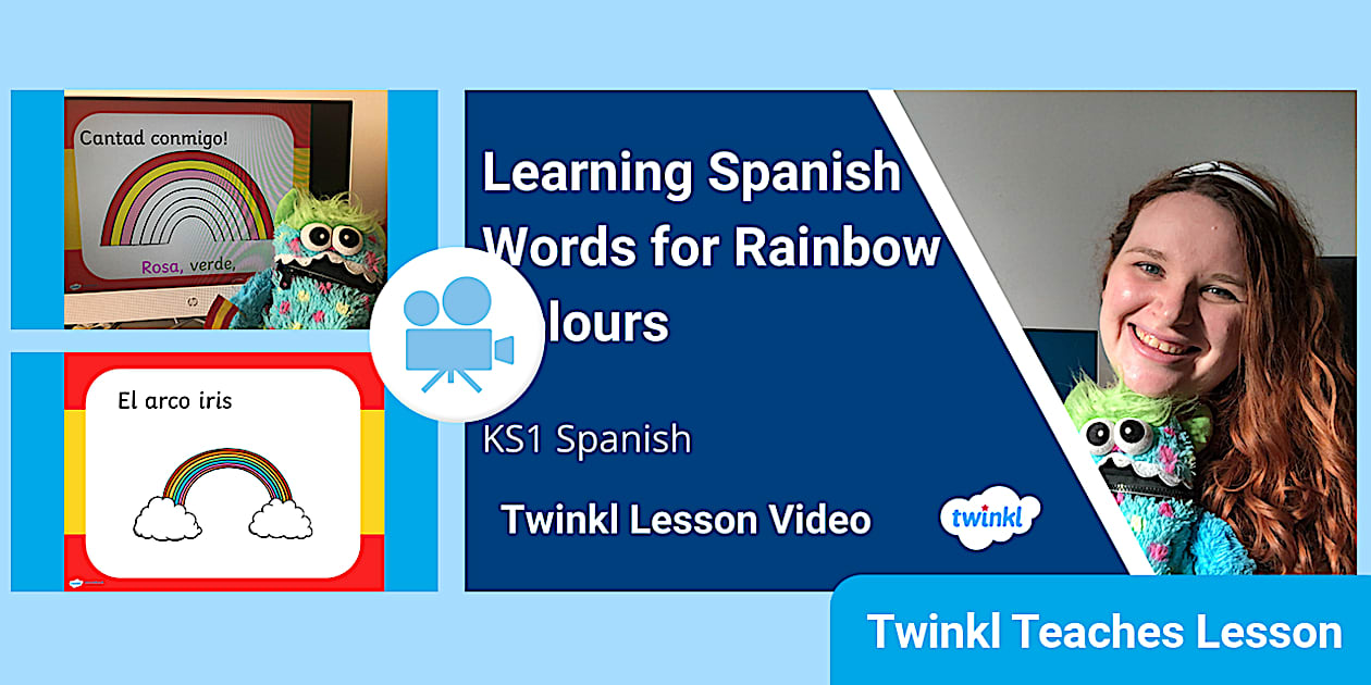 👉 KS1 (Ages 5-7) Spanish: Colours Video Lesson - Twinkl