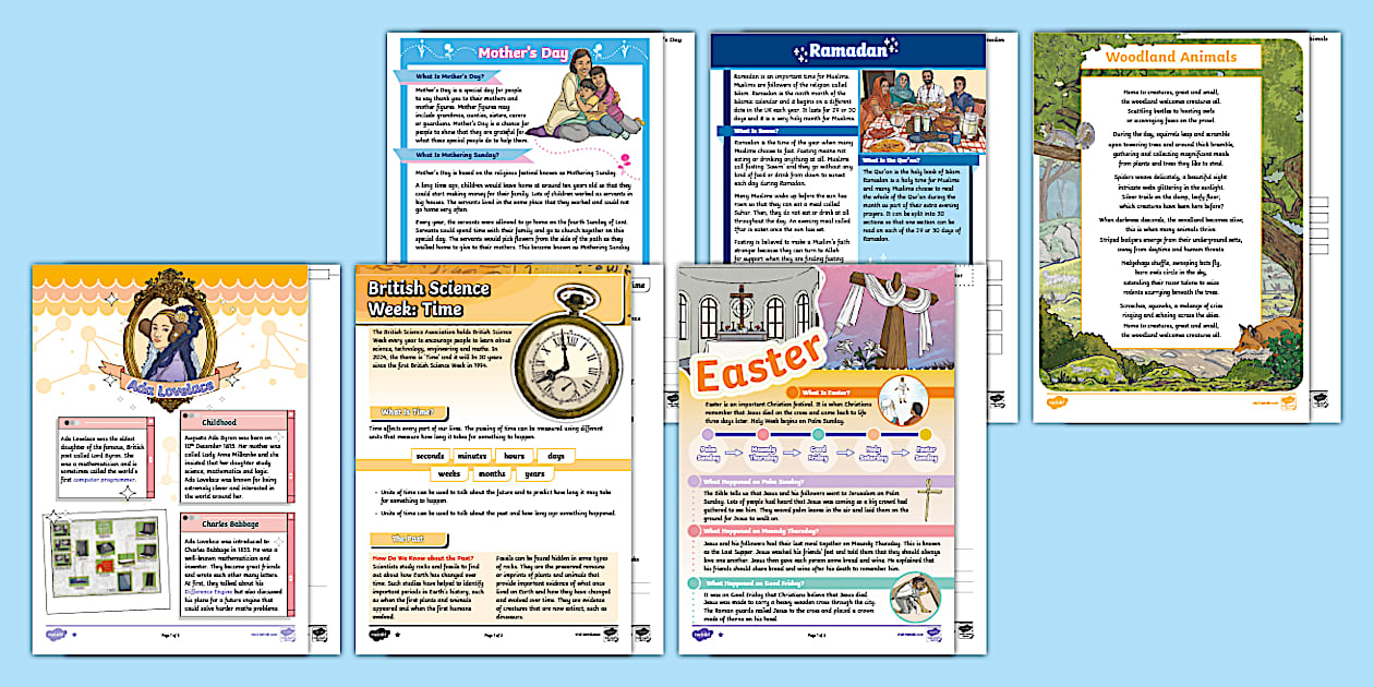 LKS2 March Reading Comprehension Activity Pack - Twinkl