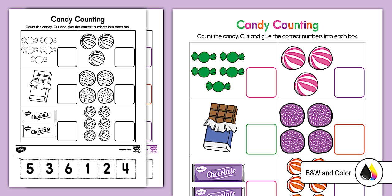 Candy Worksheet | Math Resource | Twinkl USA (teacher made)