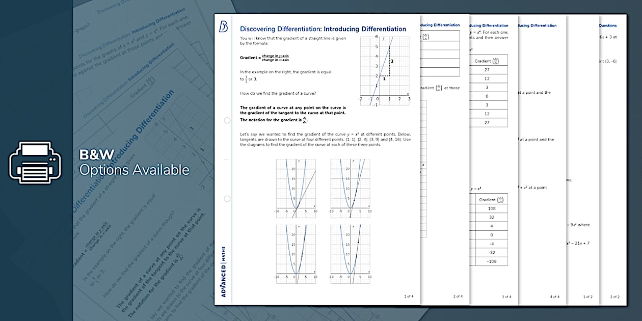 👉 Discovering Differentiation: Introducing Differentiation
