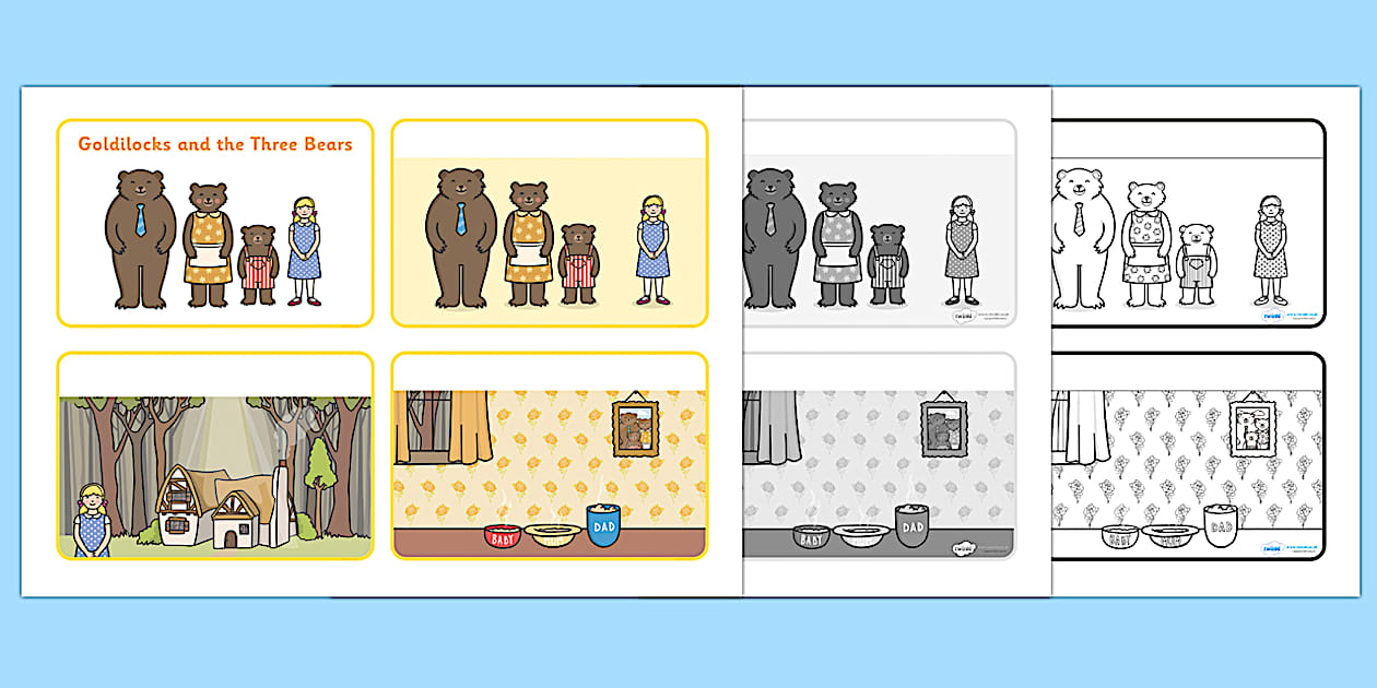 Goldilocks Sequencing Activity (Teacher-Made) - Twinkl