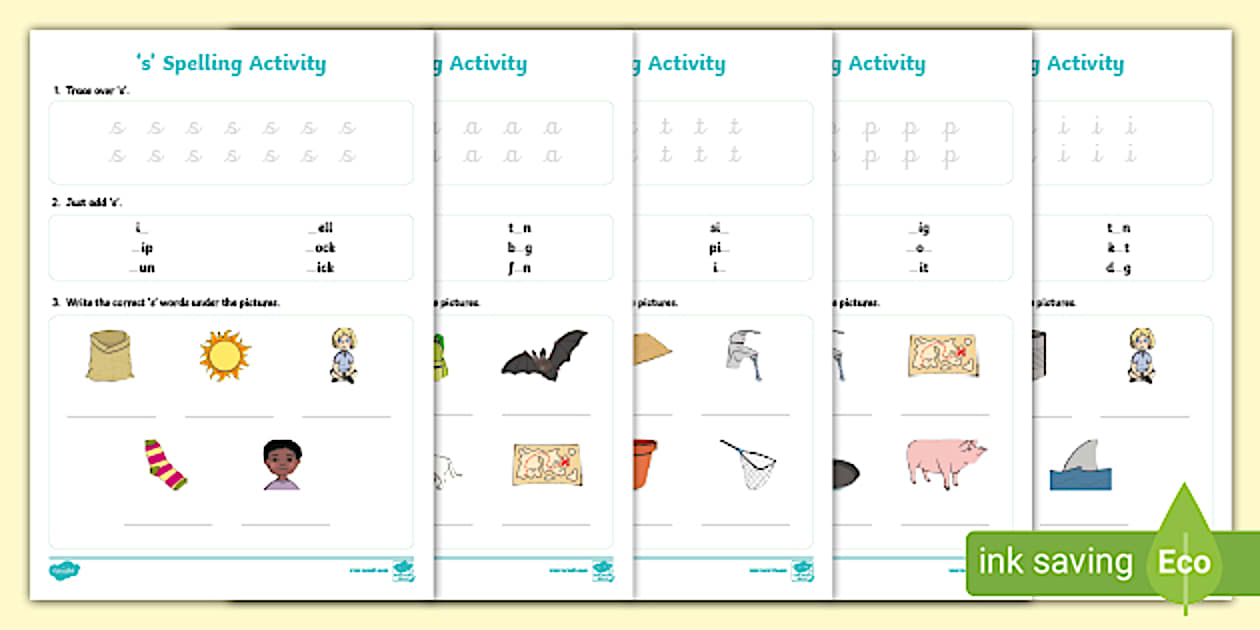 Phase 2 Phonics Spelling Activity Pack | Twinkl - Twinkl
