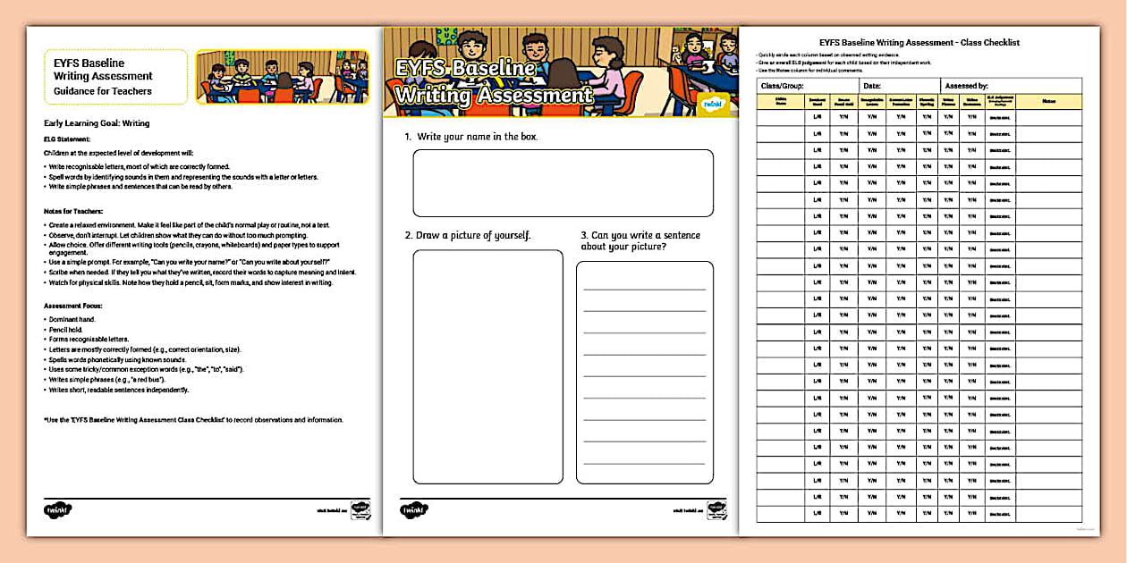 EYFS Baseline Writing Assessment