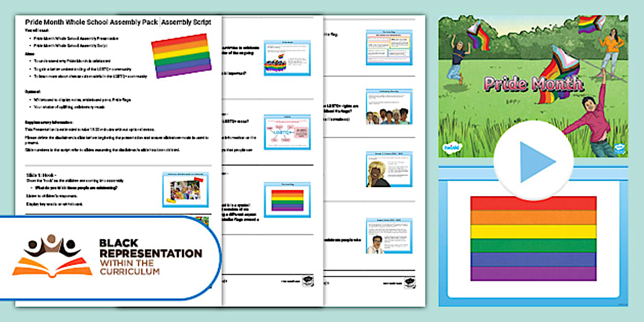 Whole School Pride Month Assembly (teacher made) - Twinkl
