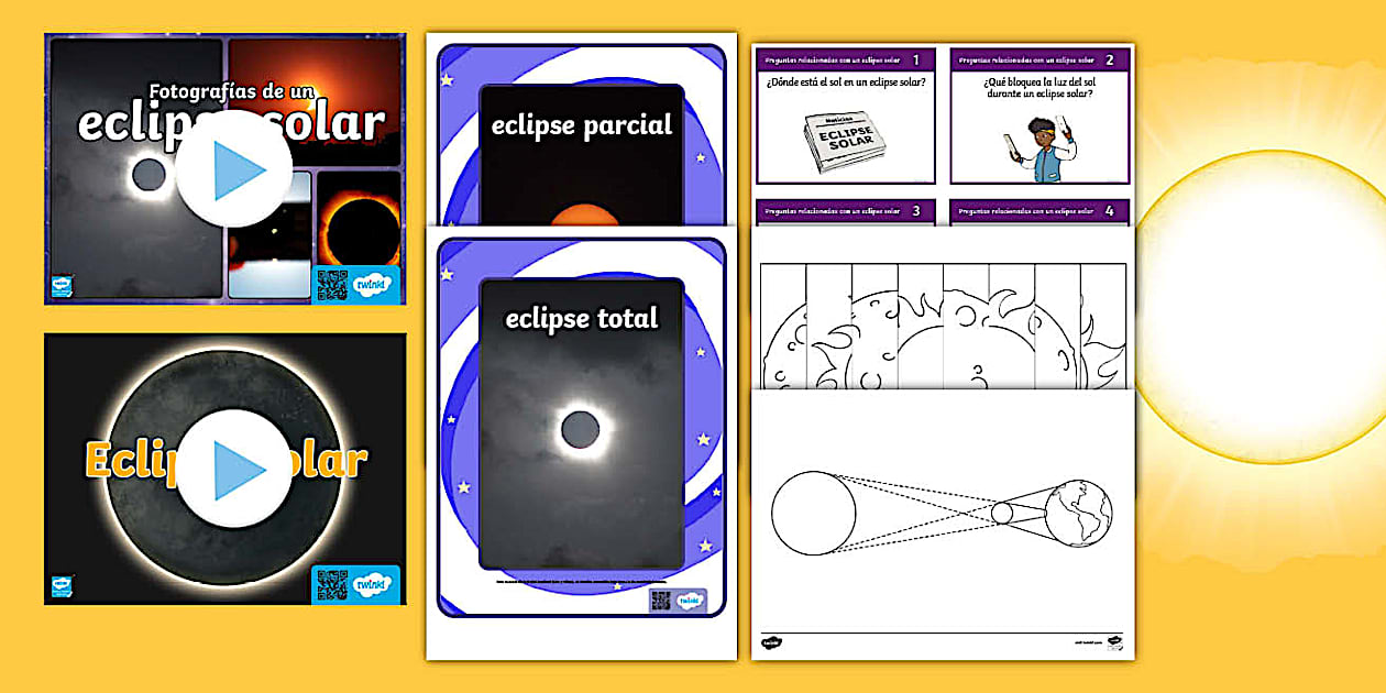 Pack de recursos: Eclipse Solar (Hecho por educadores)