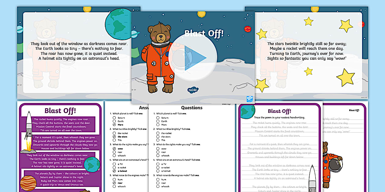 Space Poetry Planning KS1 - Primary Resources - Twinkl