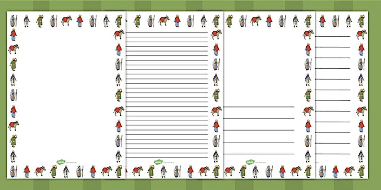 The Good Samaritan Page Borders (teacher made) - Twinkl