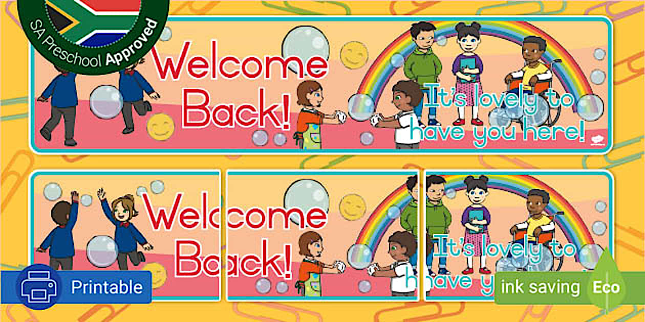 Welcome Back Display Banner - Twinkl South Africa - Twinkl