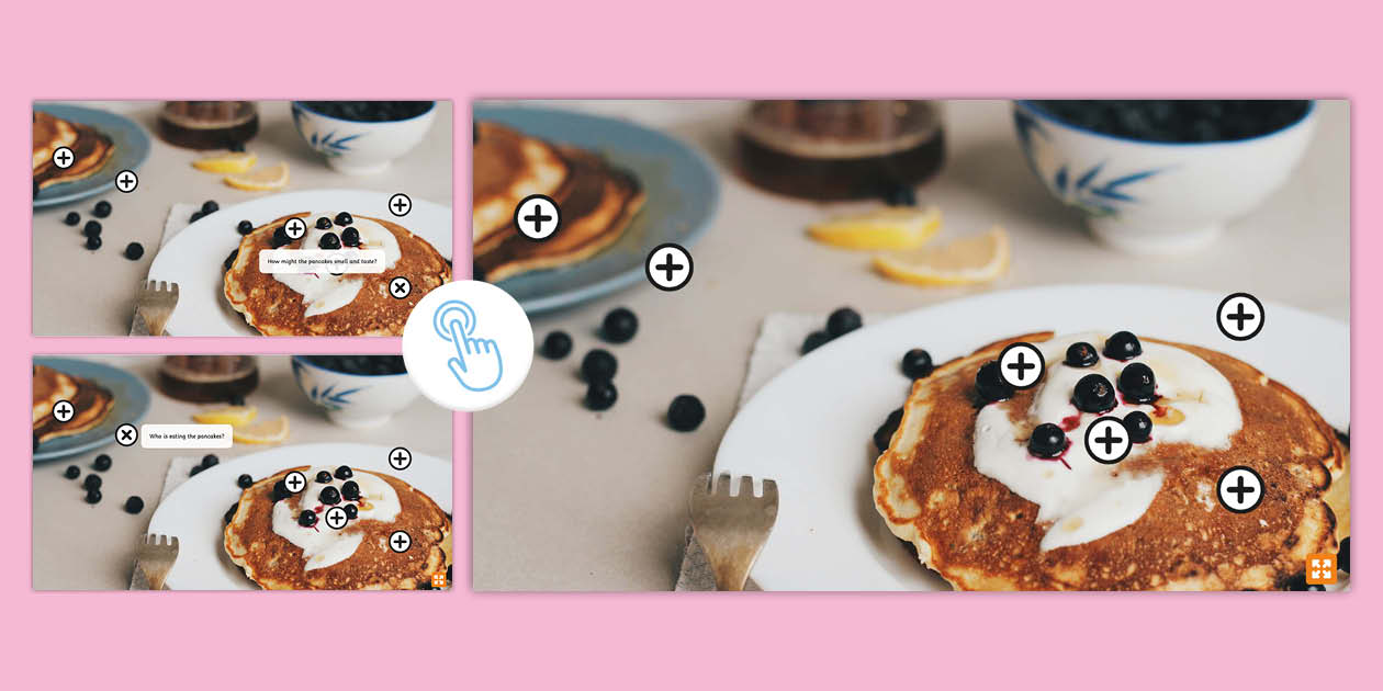 Pancake Day Story Creative Writing Interactive Hotspot