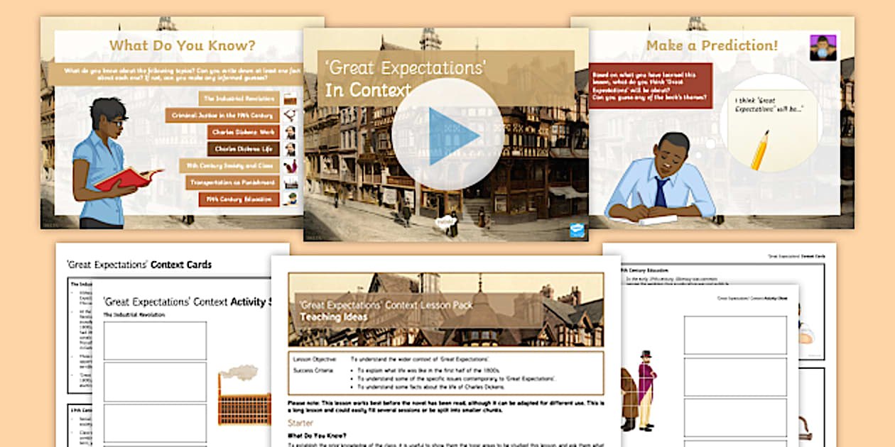 GCSE Great Expectations Lesson Pack - Context (teacher made)