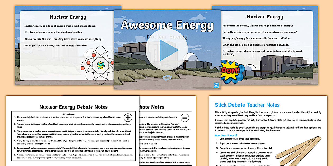 Nuclear Energy Activity Pack (teacher made) - Twinkl