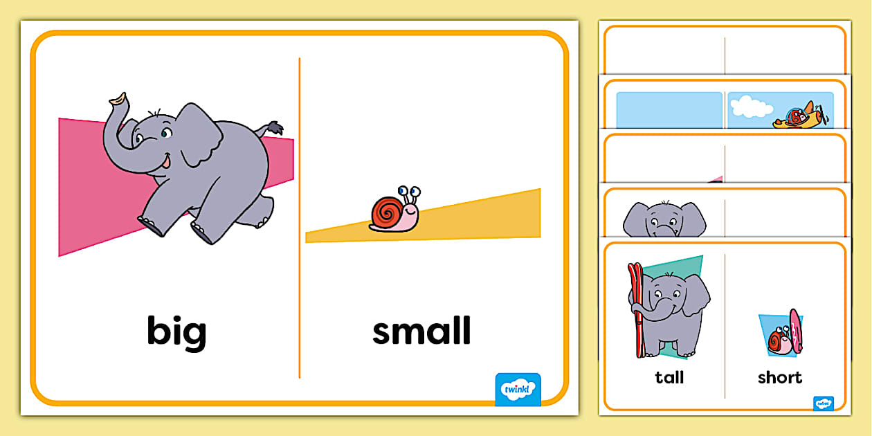 Let's Spot the Opposites! Posters - Twinkl