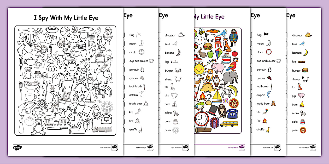 I Spy Printable PDF | Key Skills Game | Letters and Sounds