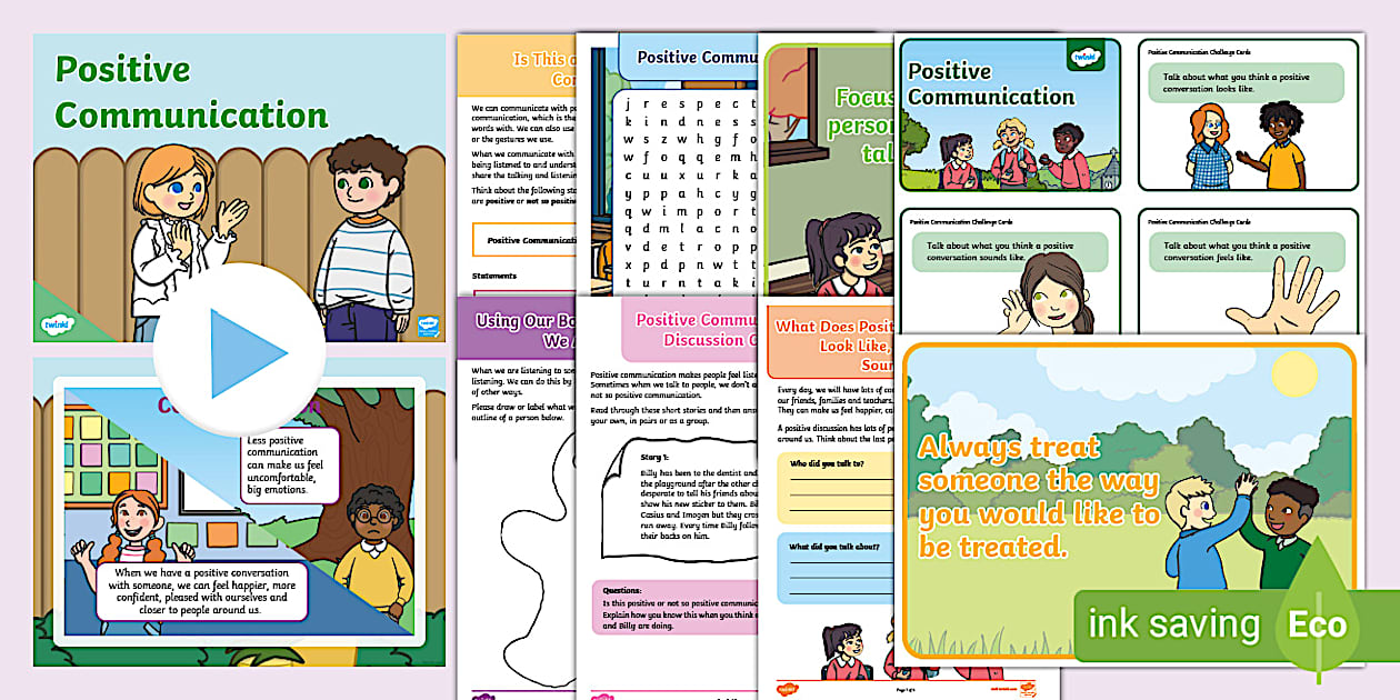KS1 Positive Communication Resource Pack (teacher made)