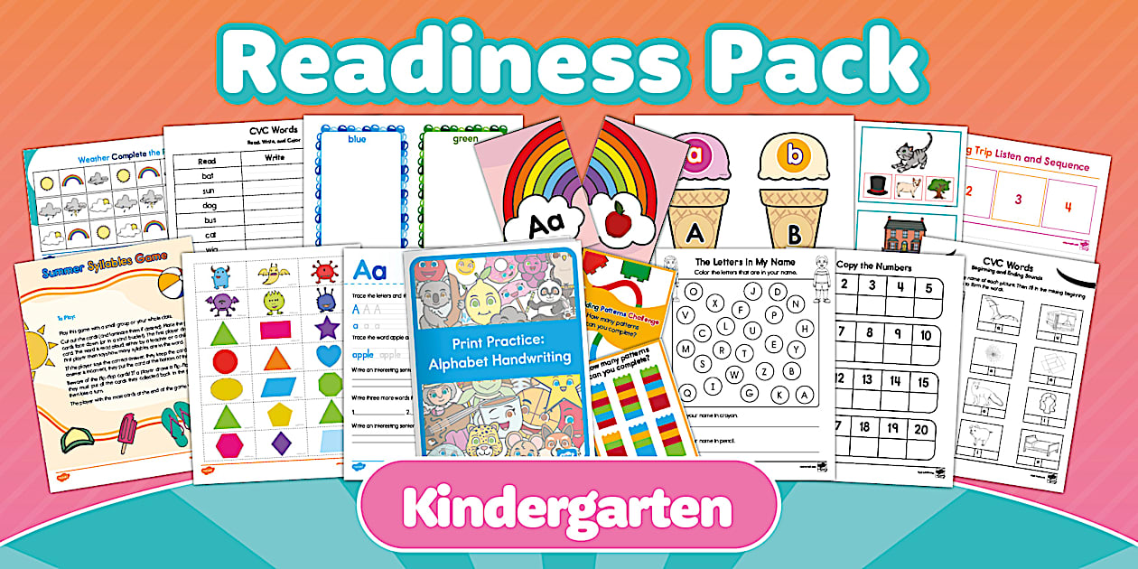 Kindergarten Readiness Activity Pack