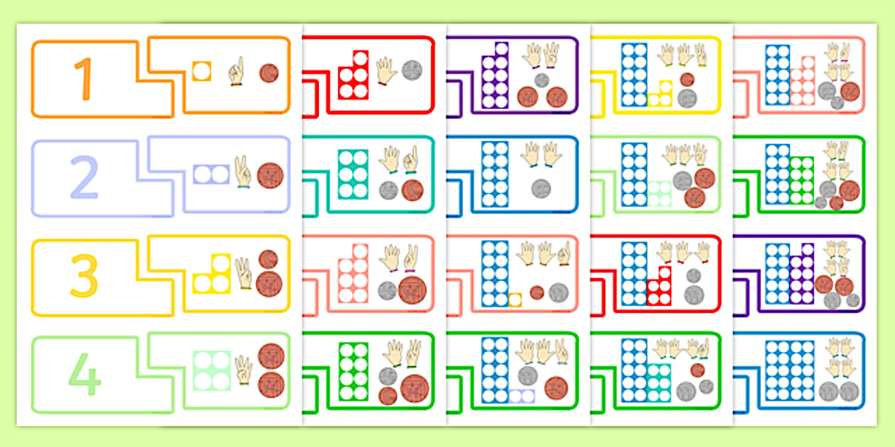 Counting Puzzle 1-20 (teacher made) - Twinkl