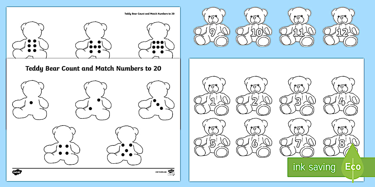 Teddy Bear Counting | Teddy Counting | Maths | Twinkl | EYFS