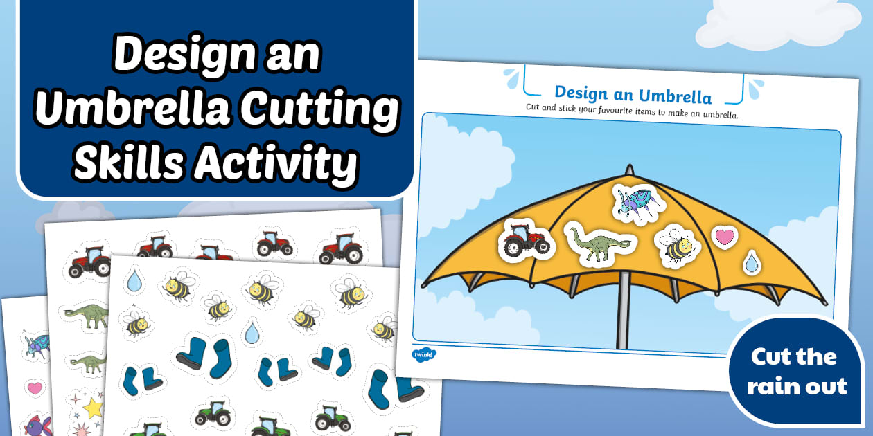 Design an Umbrella Cutting Skills Activity