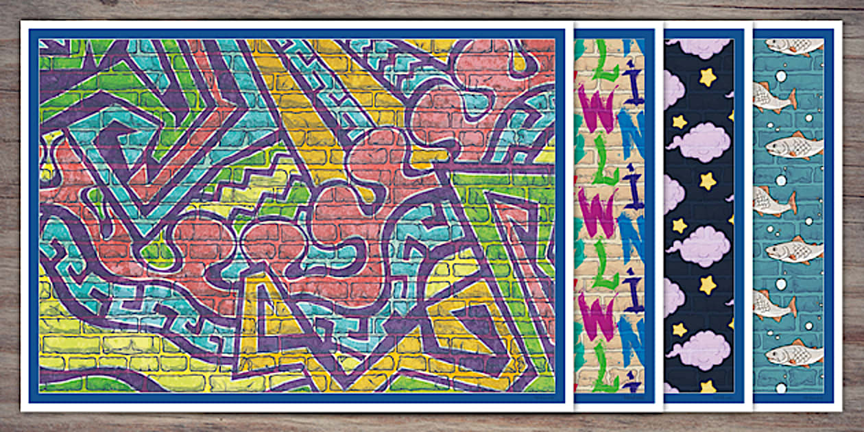 Graffiti Place Mats | Twinkl Party (Hecho por educadores)