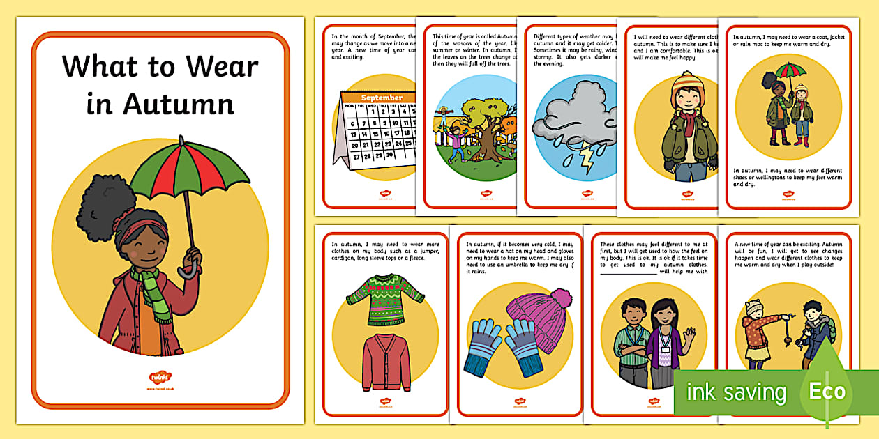 What to Wear in Autumn Social Situation (teacher made)