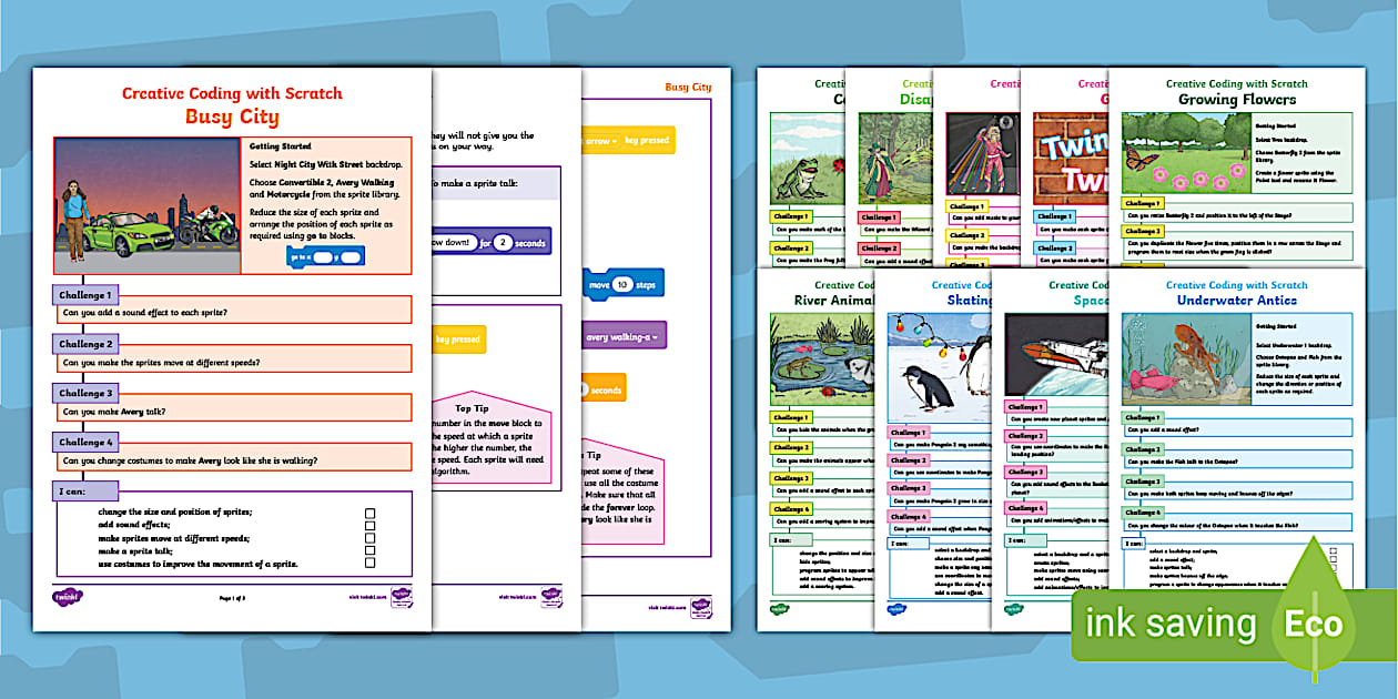 Coding with Scratch – Resource Pack – KS2 Computing