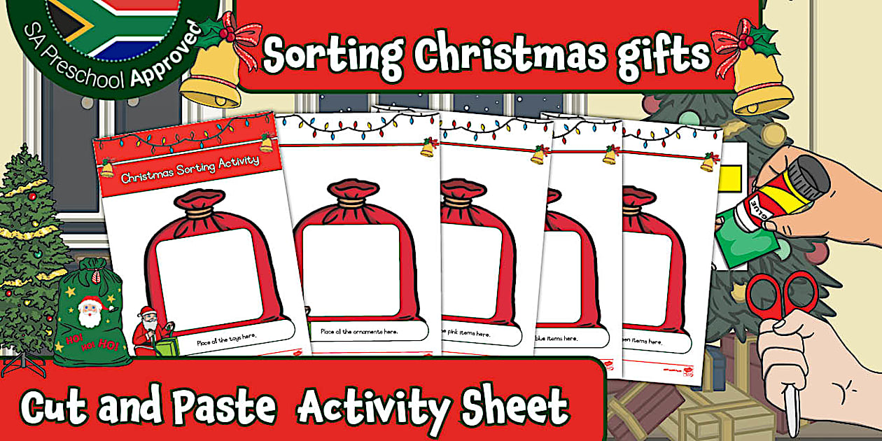Preschool: Christmas- Sorting Activity