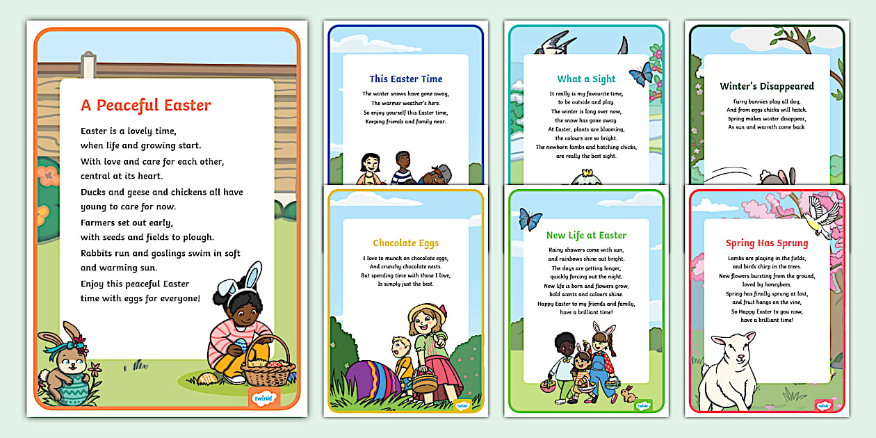 Easter Poems for Friends and Family | Easter Card Inserts