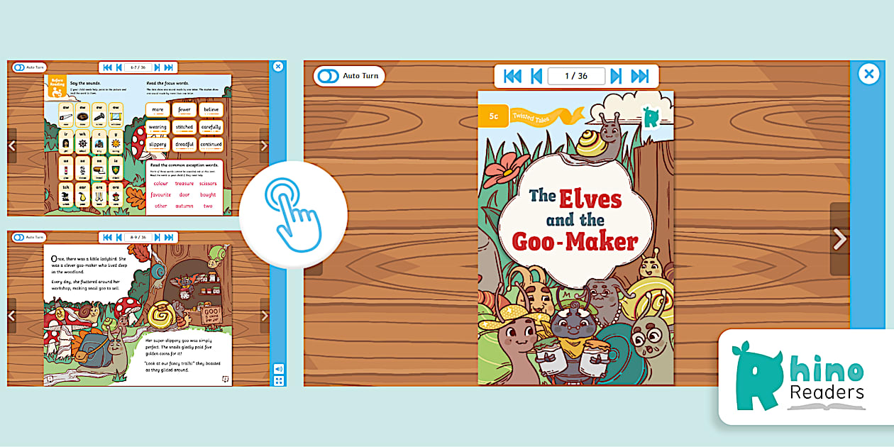 Level 5c Reading Scheme Book: The Elves and the Goo-Maker