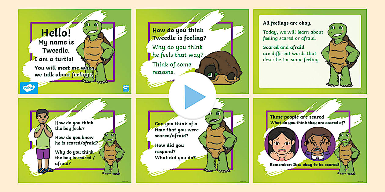 Feeling scared / afraid... (teacher made) - Twinkl