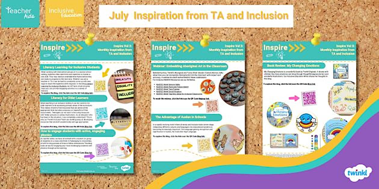 Inspire Vol 3: Monthly Inspiration from TA and Inclusion