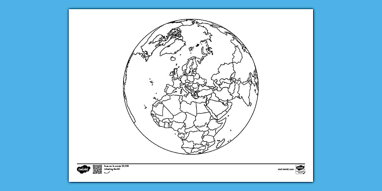 Planet Earth Colouring | Colouring Sheets (teacher made)