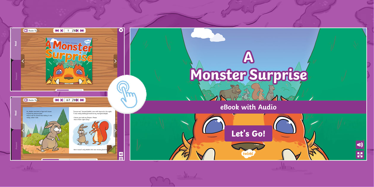 A Monster Surprise eBook with Audio (teacher made) - Twinkl