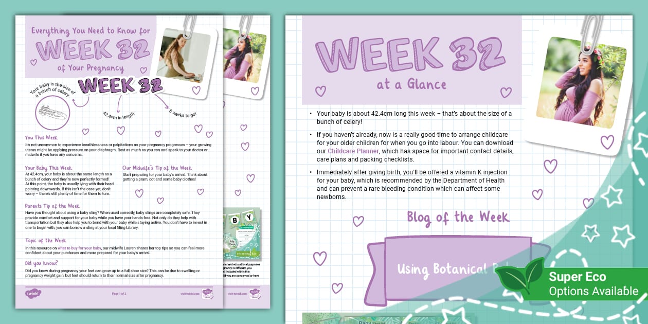 Everything You Need to Know for Week 32 of Your Pregnancy