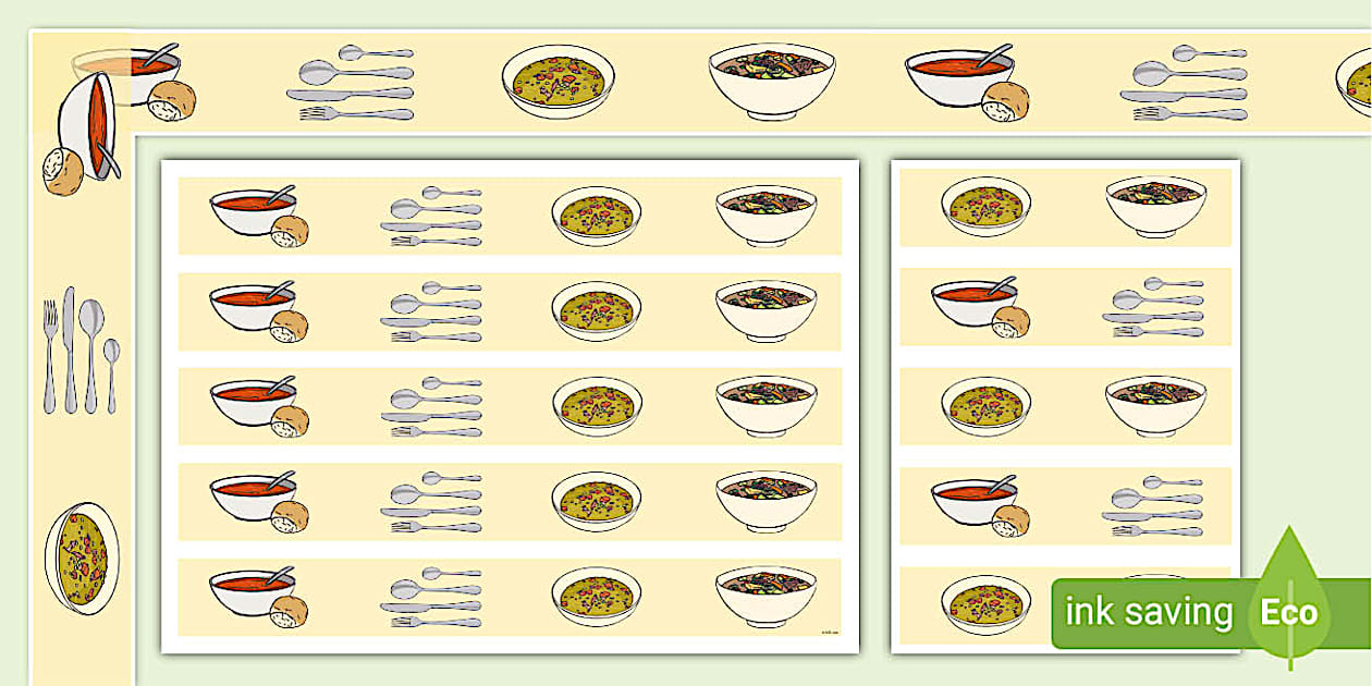 Silly Soup Display Border - Twinkl