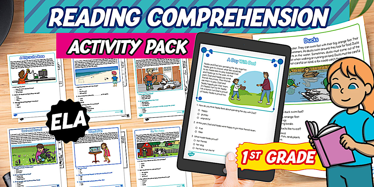 Reading Comprehension Grade 1 Activity Pack | Twinkl USA