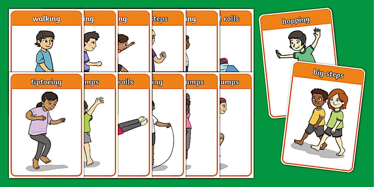 👉 EYFS PE Games Action Cards