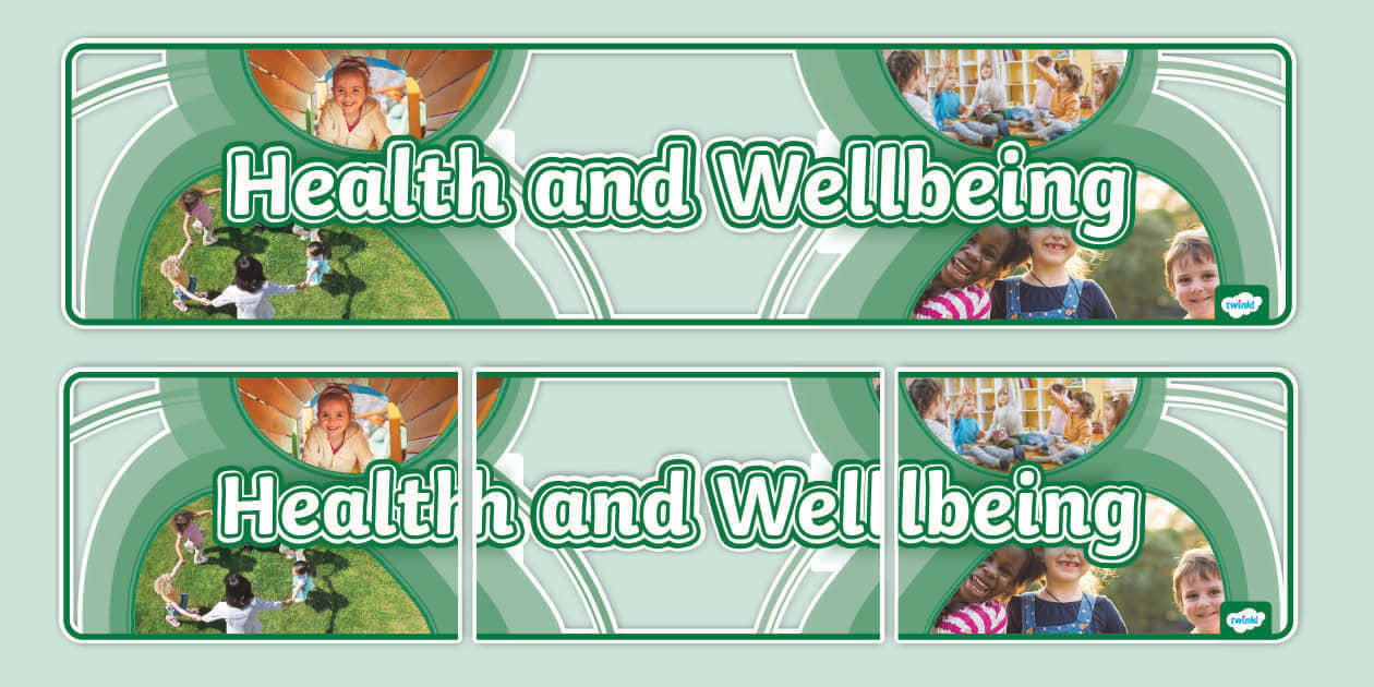 CfE Areas of Learning - Health and Wellbeing Display Banner