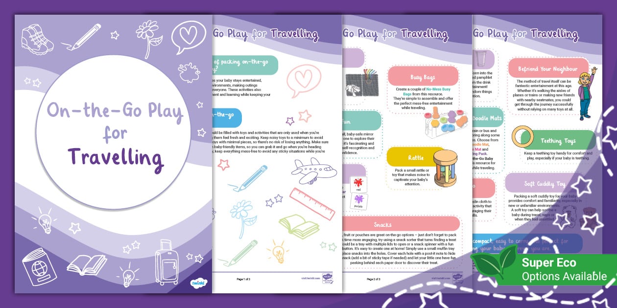On-the-Go Play for Travelling (teacher made) - Twinkl