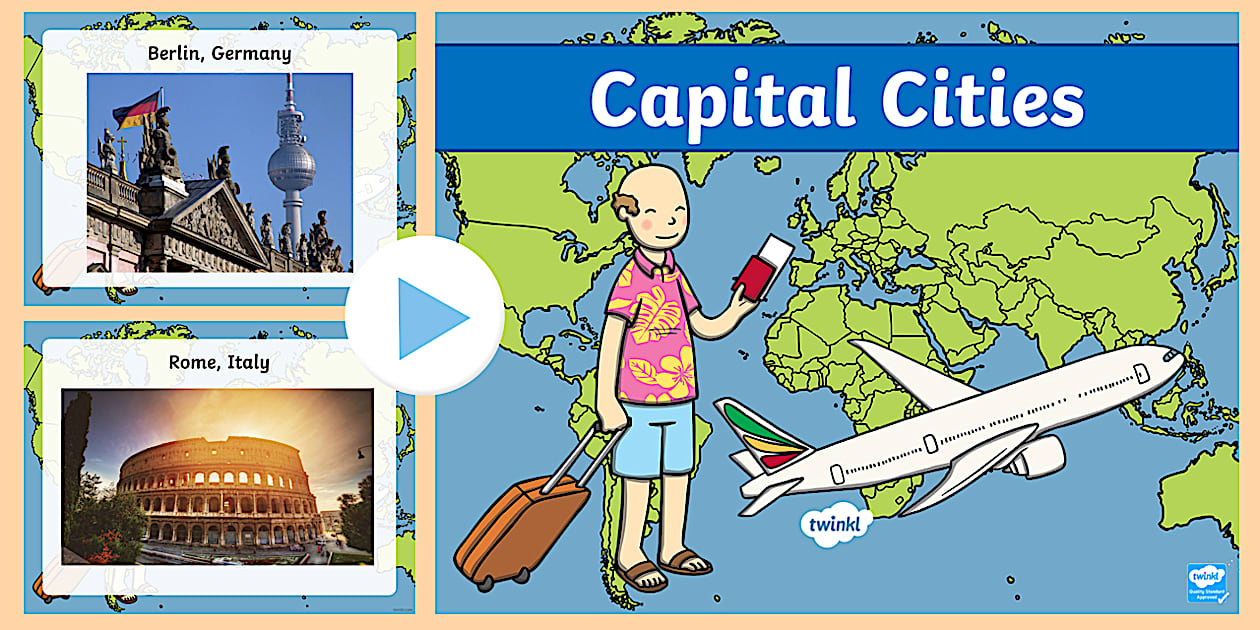 Capital Cities Photo PowerPoint (teacher made) - Twinkl
