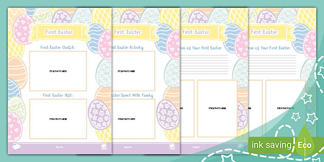 First Easter - My Baby Journal (teacher made) - Twinkl