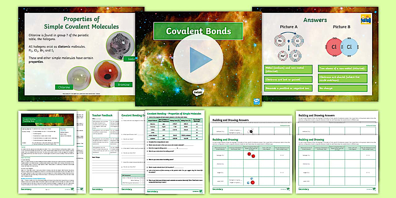 AQA Bonding, Structure and Properties Lesson 3: Covalent Bonding