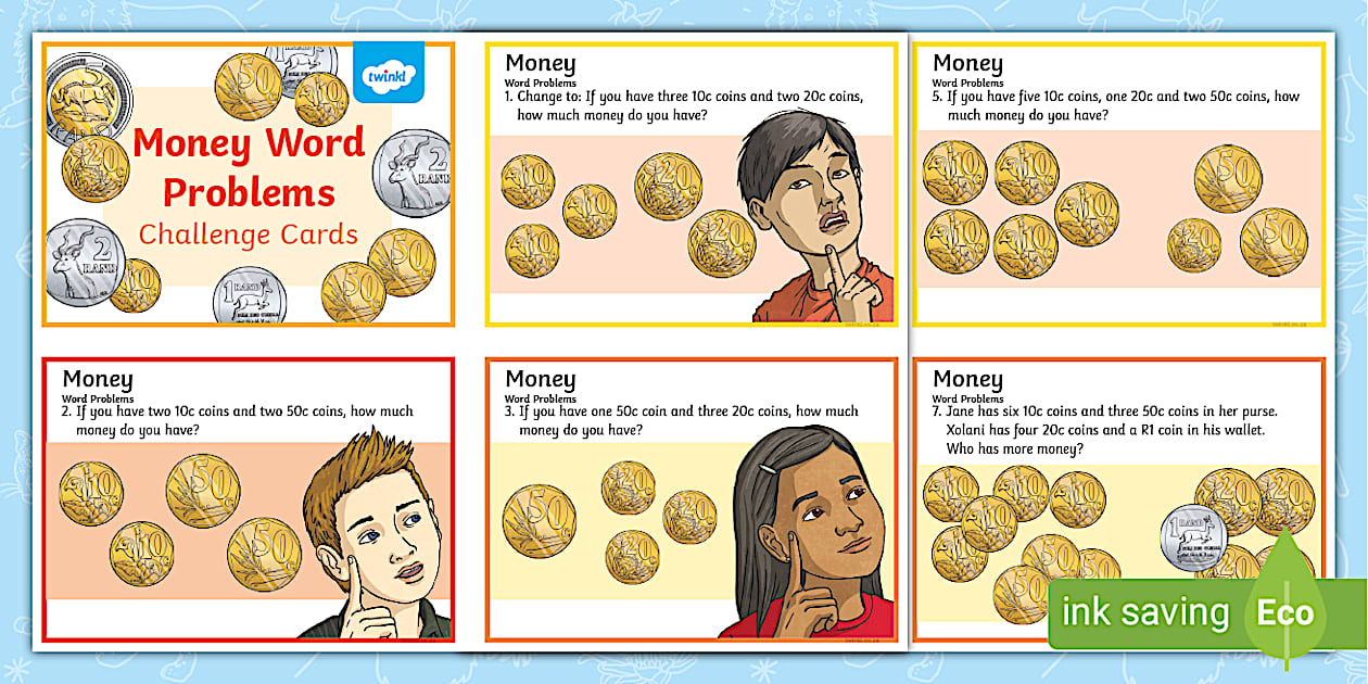 Money Word Problems Grade 2 I Resource I Twinkl ZA - Twinkl