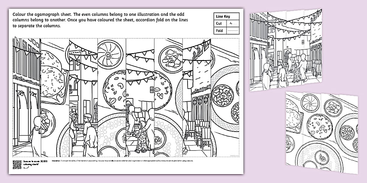 Ramadan Colouring Agamograph Twinkl Religion - Twinkl
