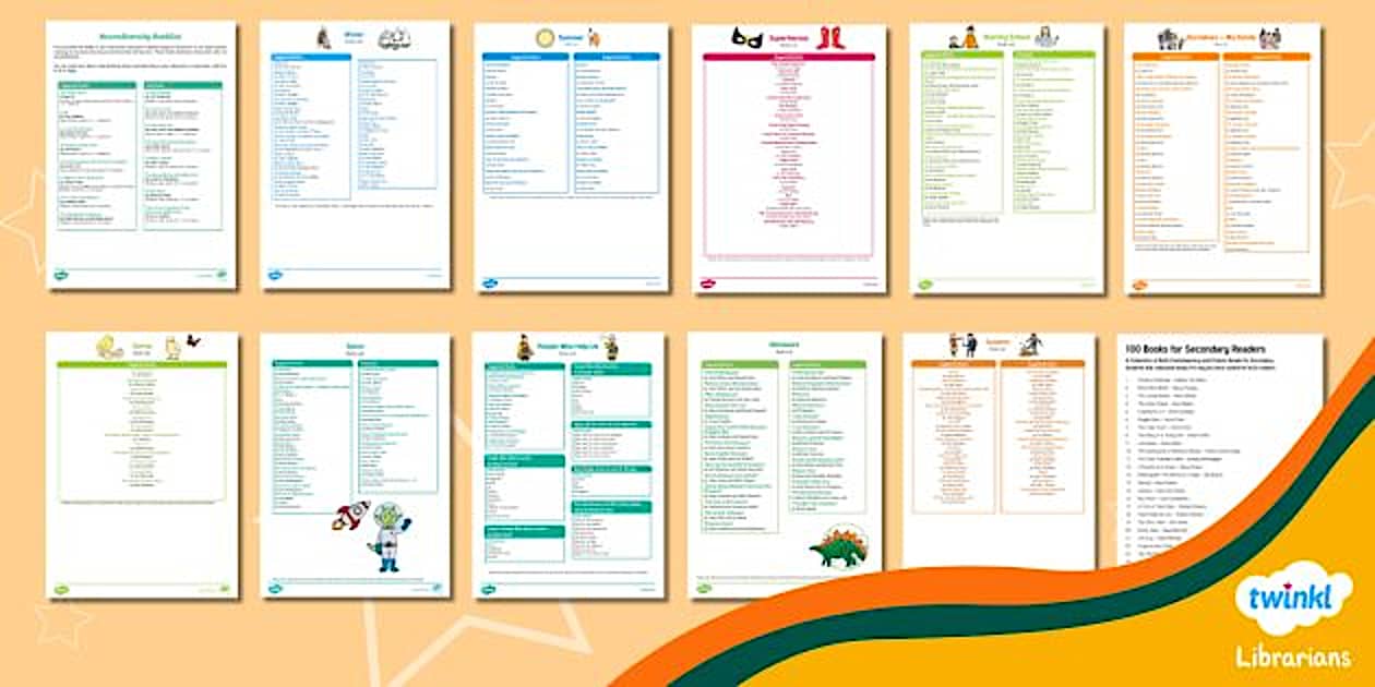 Library Lovers Book List Pack (teacher made) - Twinkl