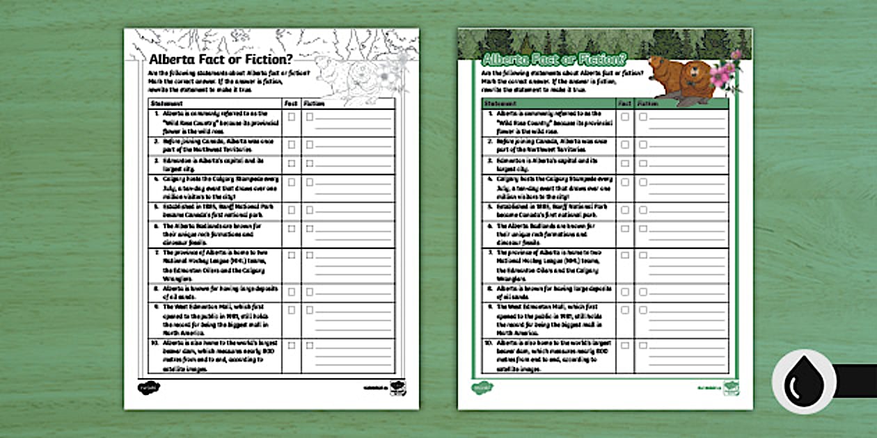Interesting Facts About Alberta (Teacher-Made) - Twinkl