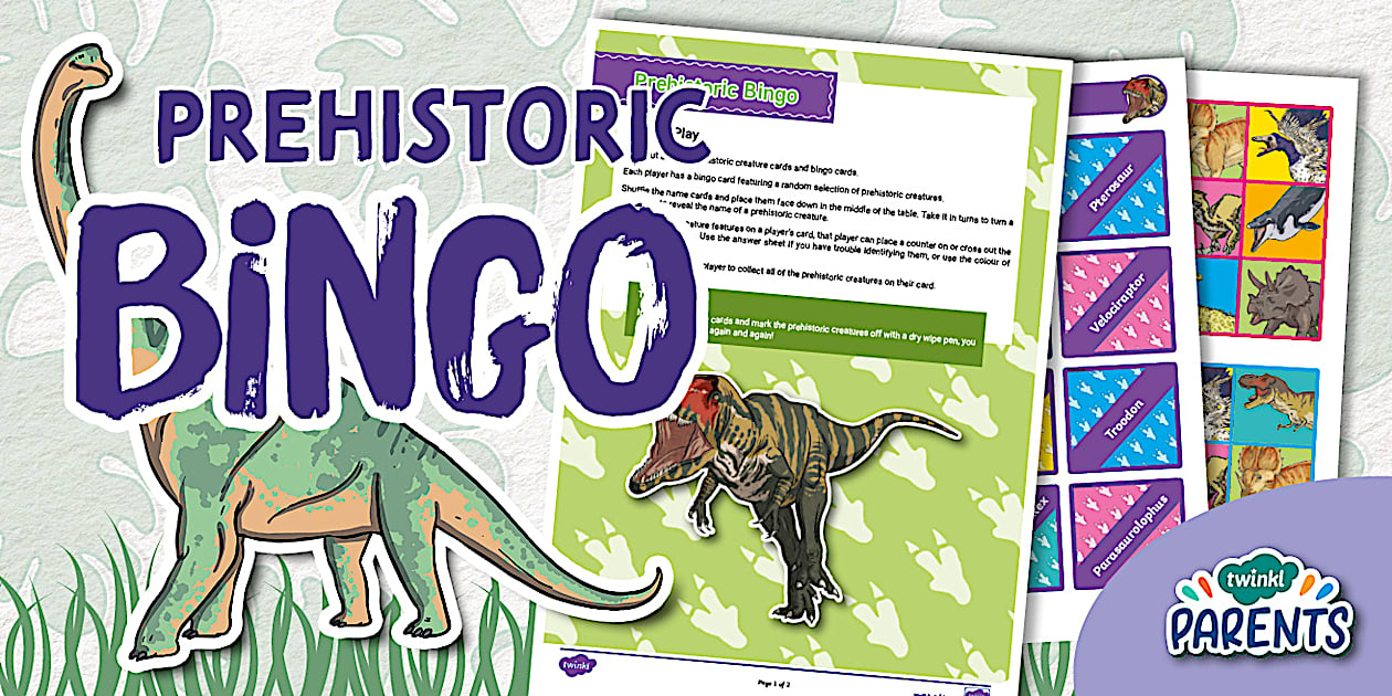 Prehistoric Bingo