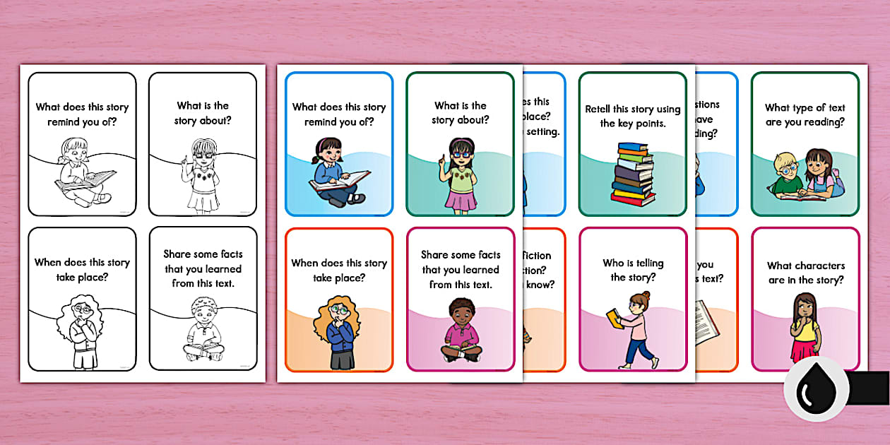 Reading Comprehension Canada: Question Cards (teacher made)