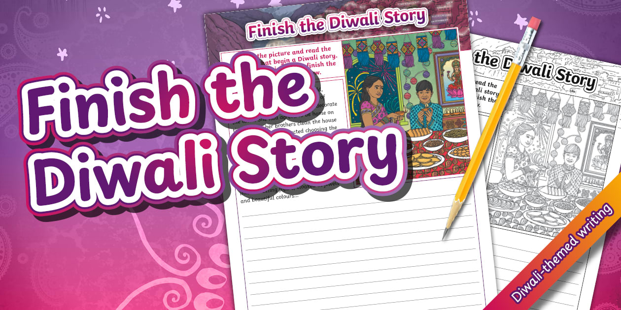 Finish the Diwali Story Worksheet